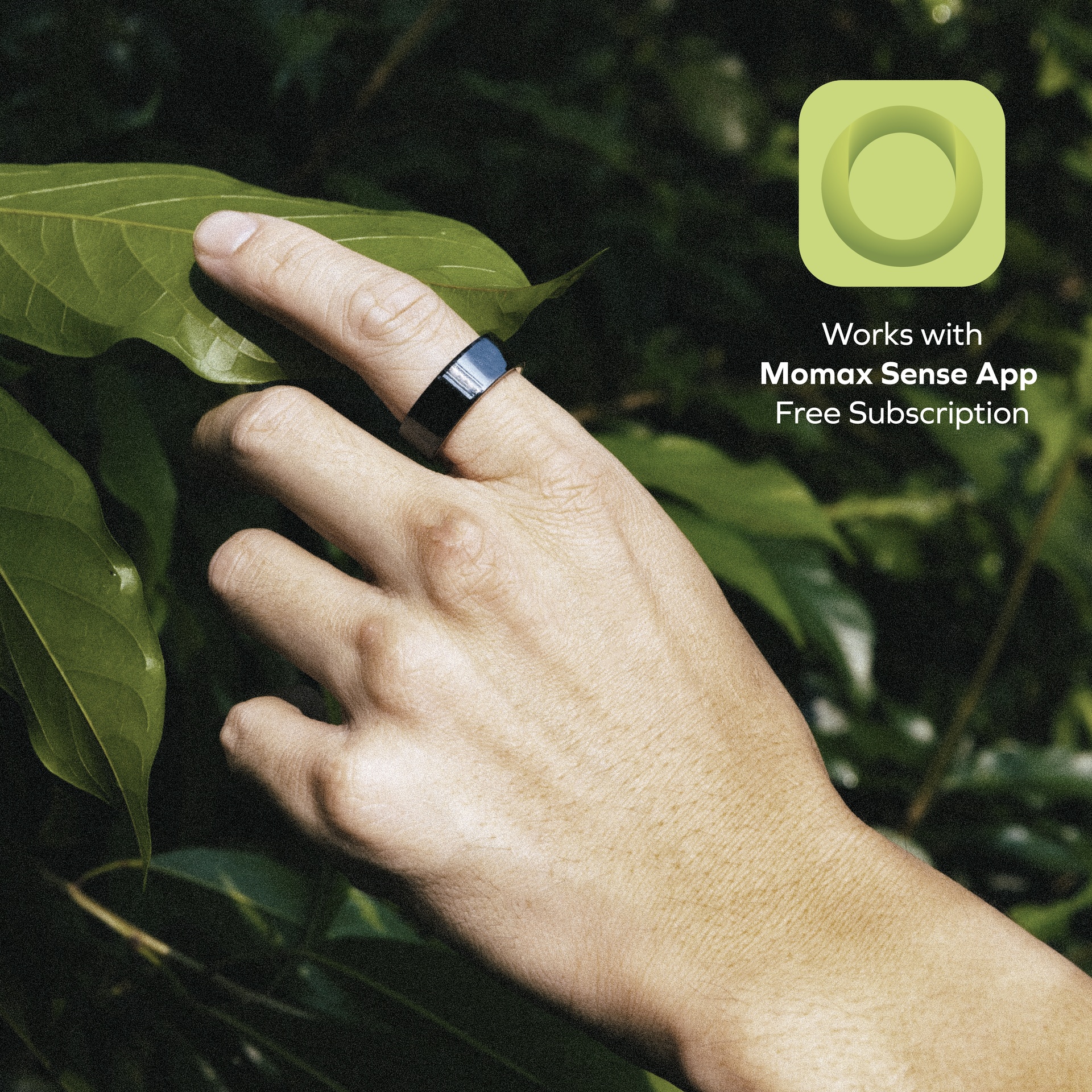 MOMAX 1-SENSE ACTIVE SMART RING SIZE 9 | Space.ae