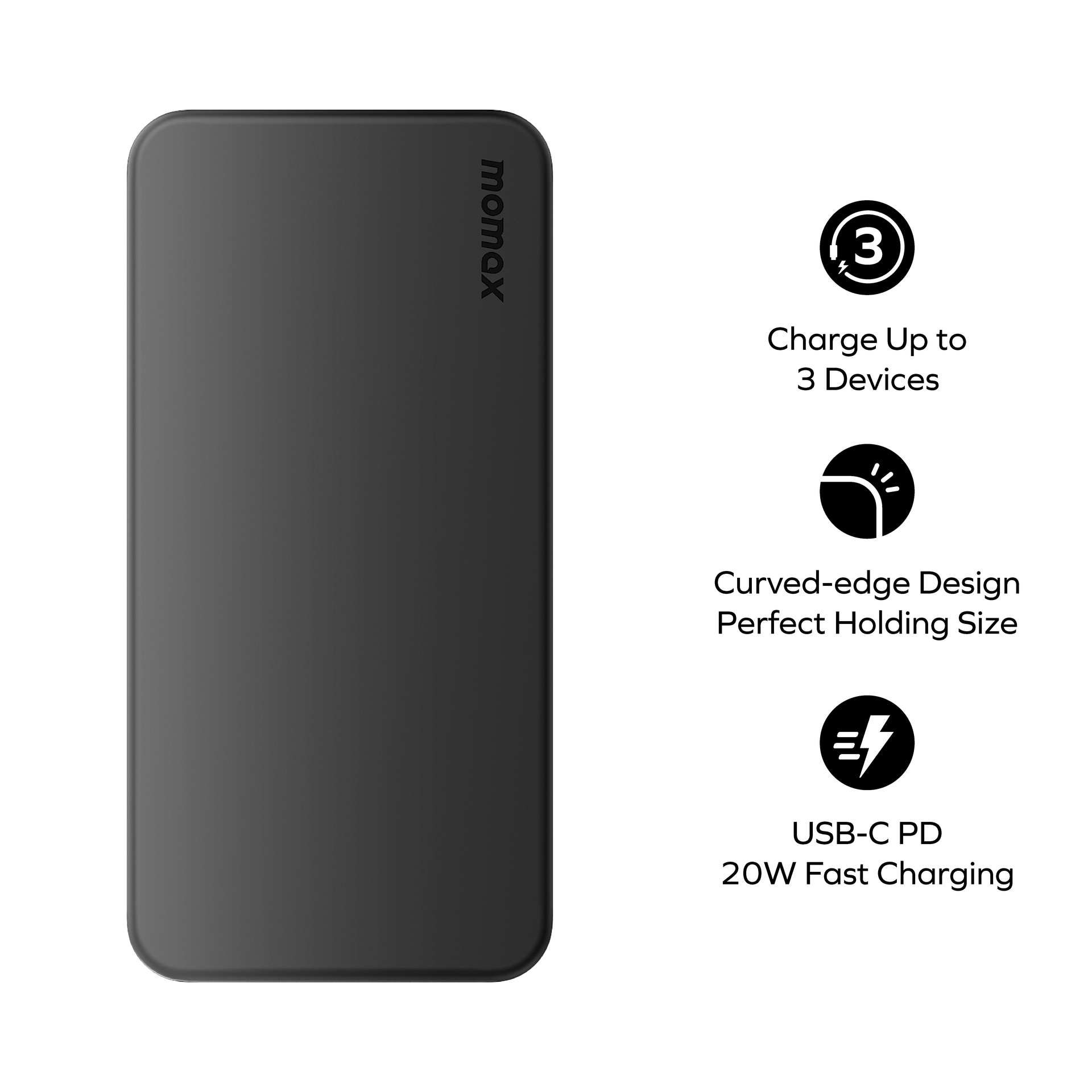 MOMAX 1-POWER VITAL 10000mAh EXTERNAL POWER BANK | Space.ae