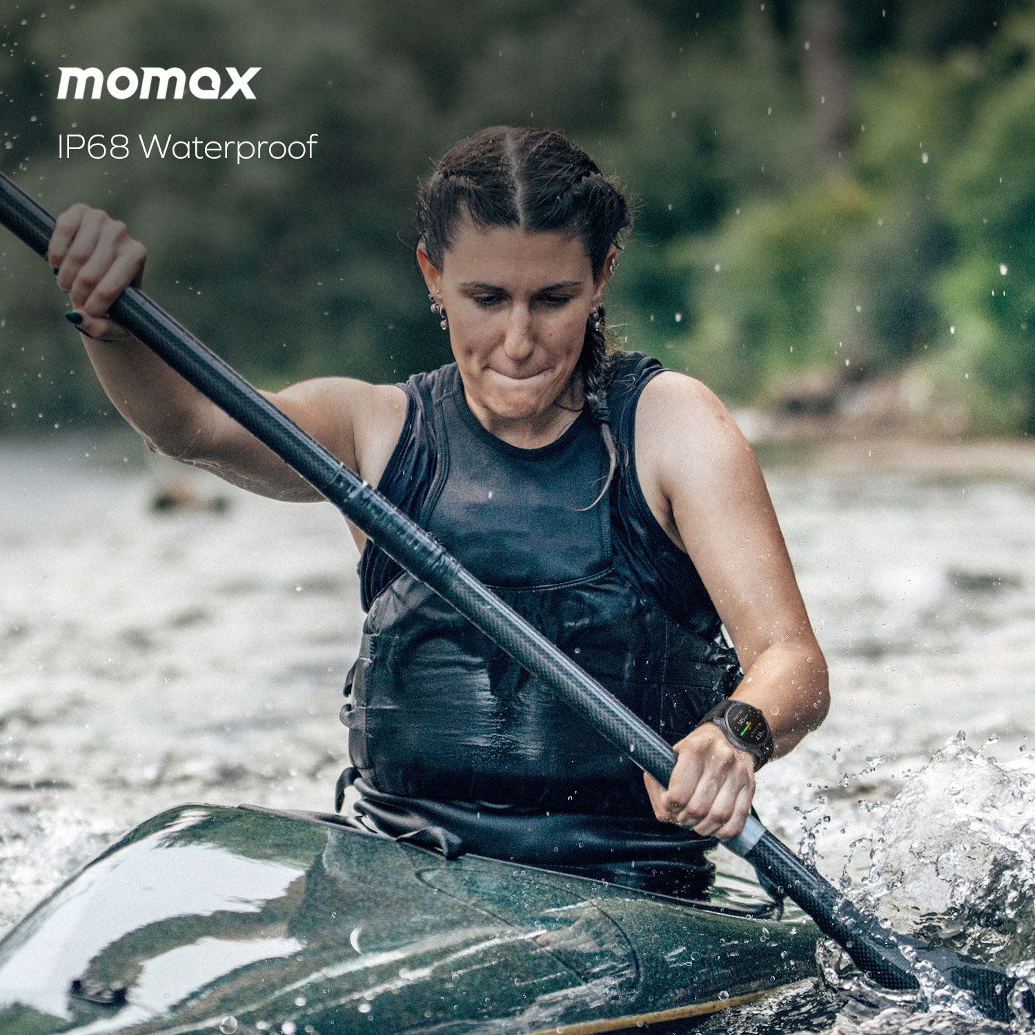 MOMAX 1-WEAR SMART WATCH ROUND | Space.ae