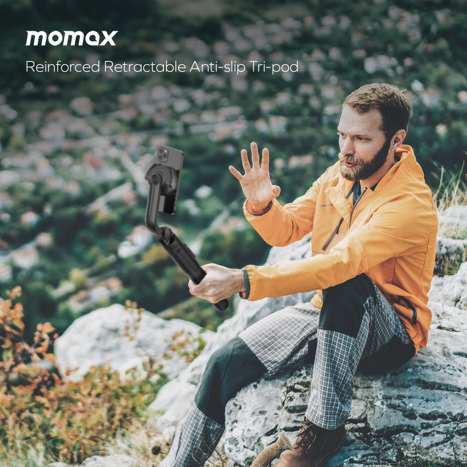 MOMAX 1-SNAP POLE MAGNETIC SELFIE STICK | Space.ae