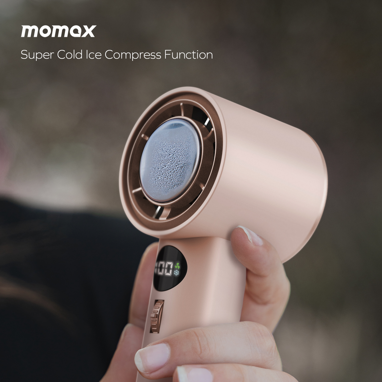 MOMAX 1°GO PORTABLE ICY COOLING FAN | Space.ae