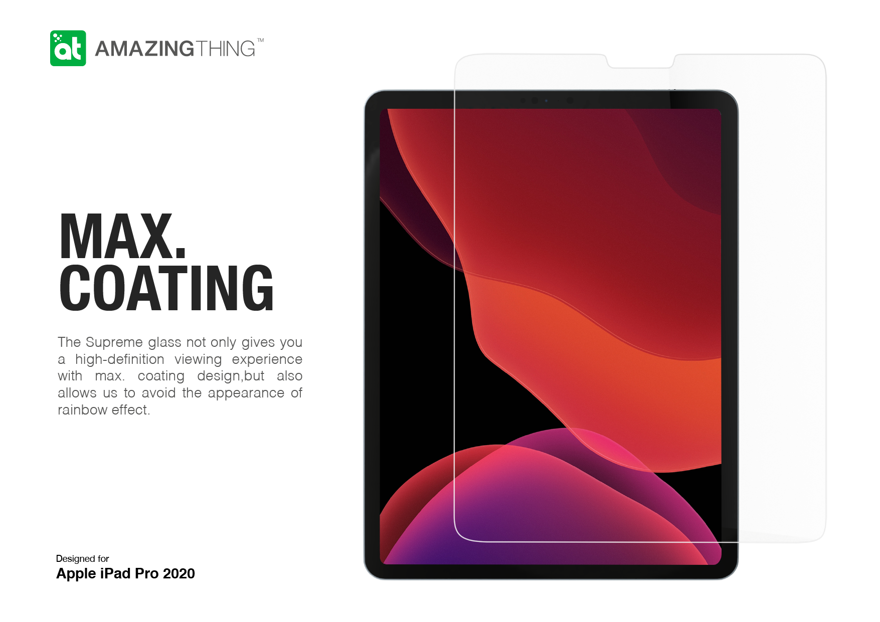 AT IPAD PRO 11 2021 OPTIC PRO SUPREME GLASS | Space.ae