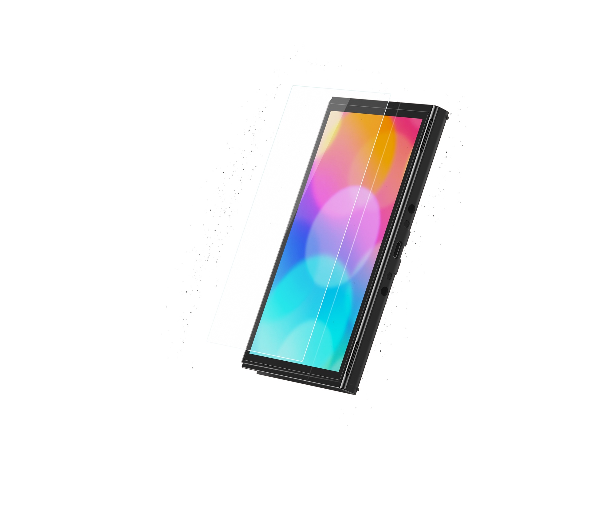 AT NINTENDO SWITCH OLED 7" 2021 SUPREME GLASS DUO-SET 2X GLASS | Space.ae