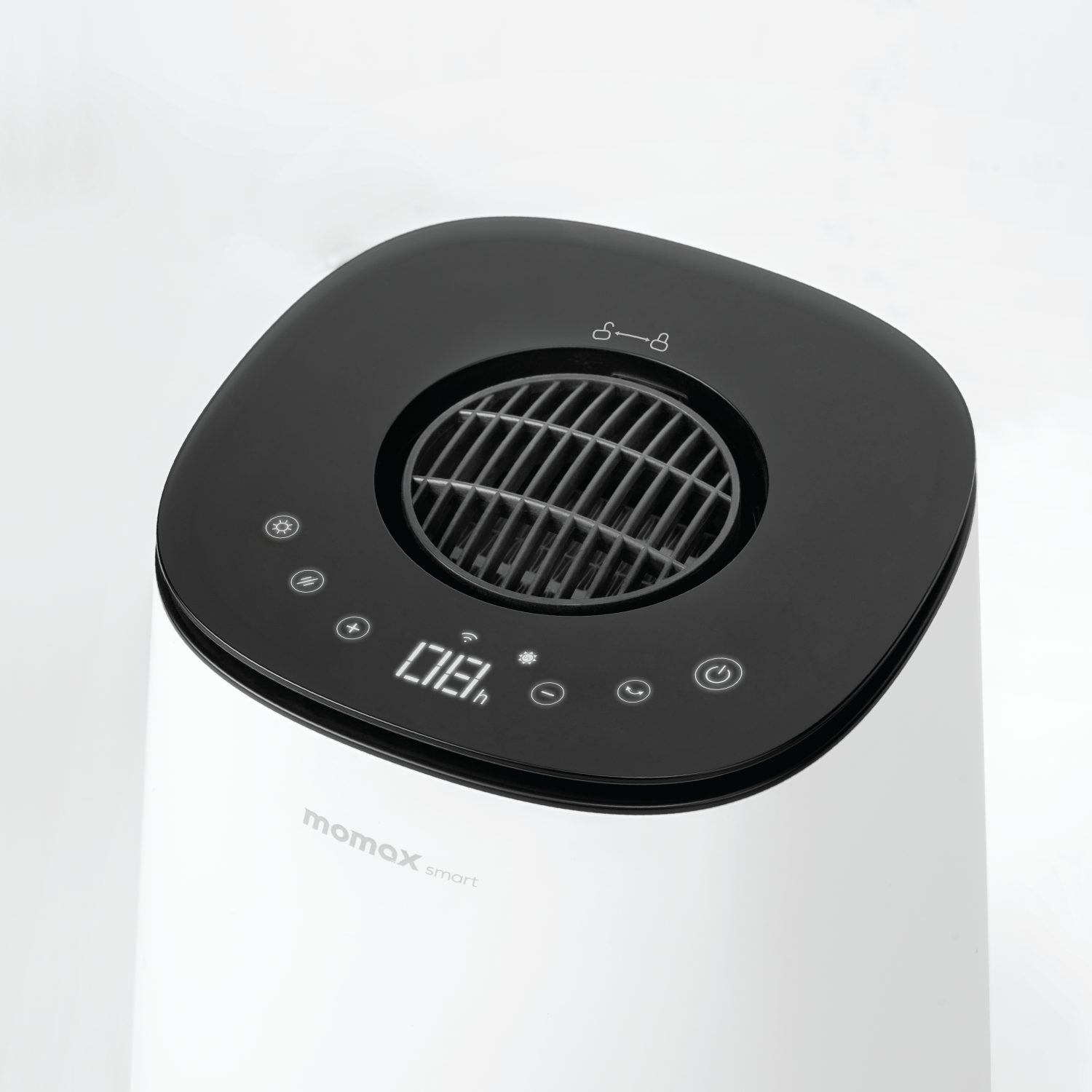MOMAX AIR PURE DUO IOT UV HOT AND COOL PURIFYING FAN | Space.ae