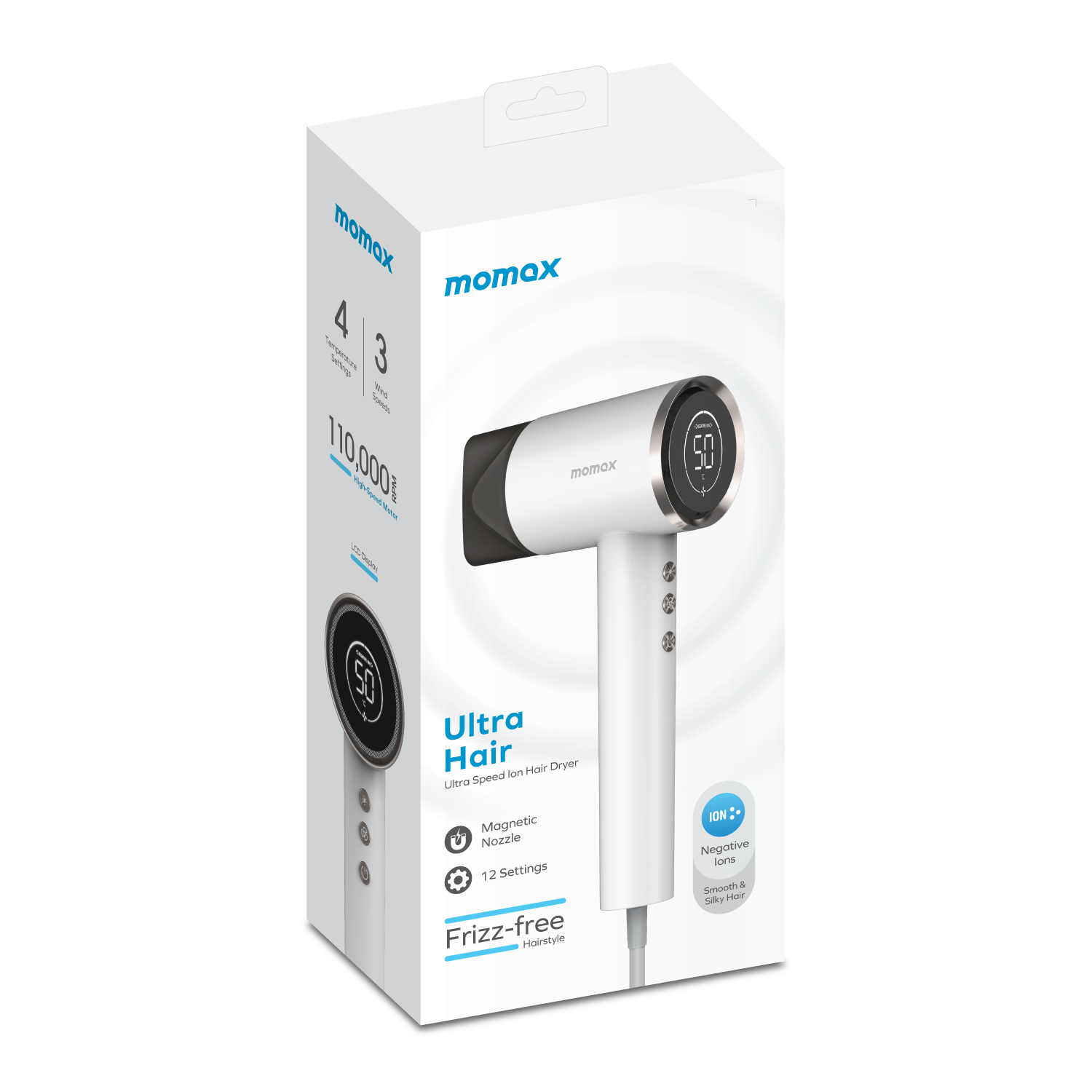 MOMAX ULTRA HAIR ULTRA-SPEED ION HAIR DRYER | Space.ae