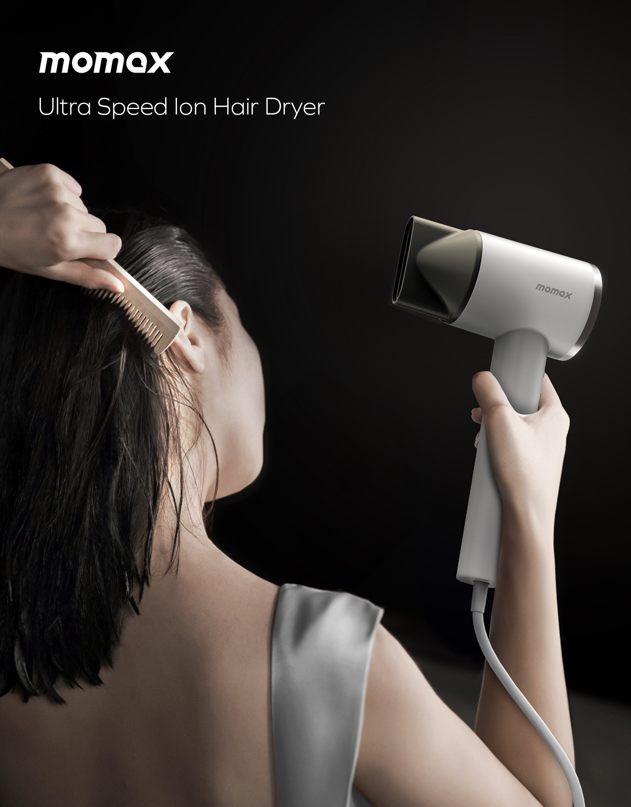 MOMAX ULTRA HAIR ULTRA-SPEED ION HAIR DRYER | Space.ae