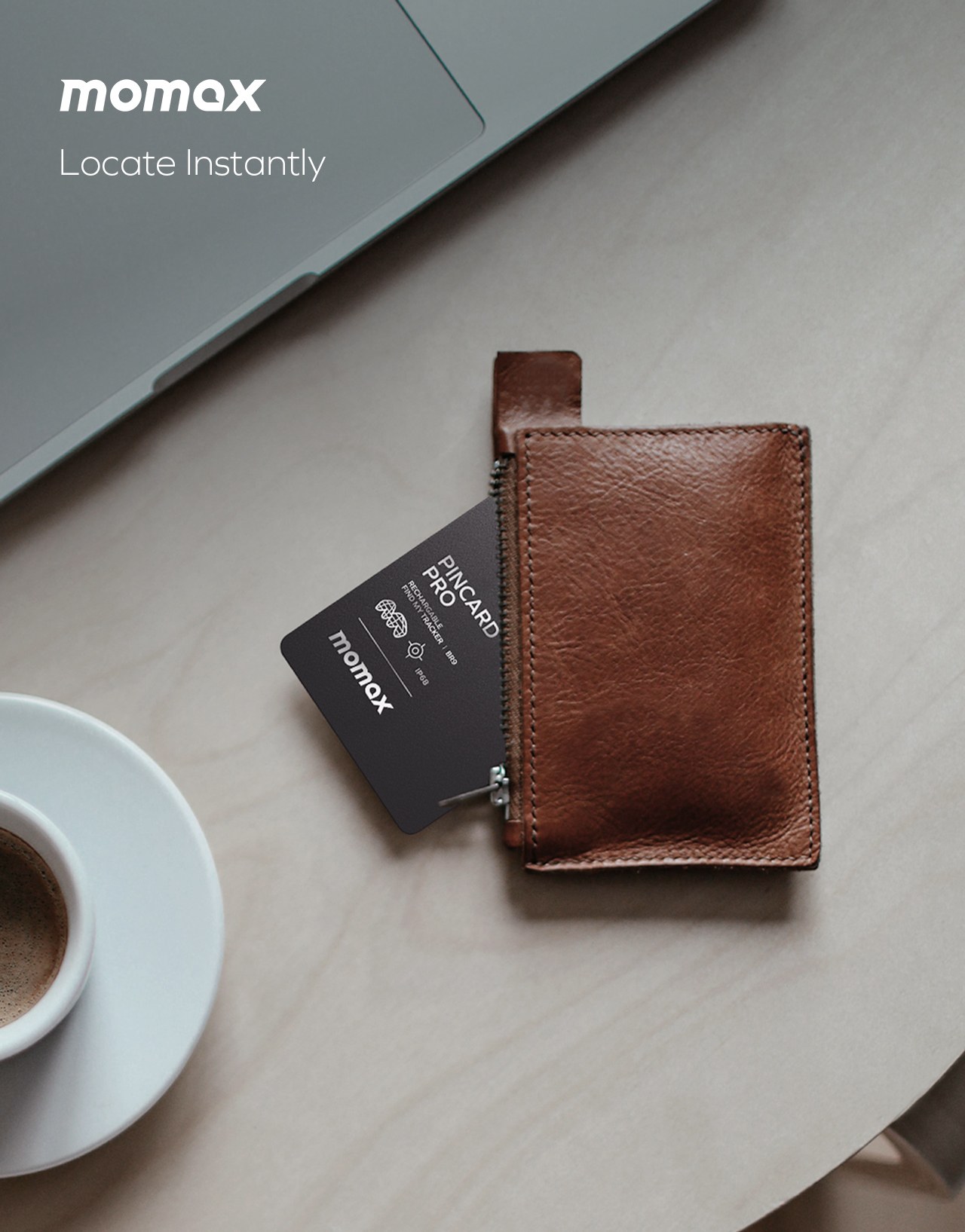 MOMAX PINCARD PRO APPLE FIND MY CERTIFIED TRACKER SUPPORT WIRELESS ...