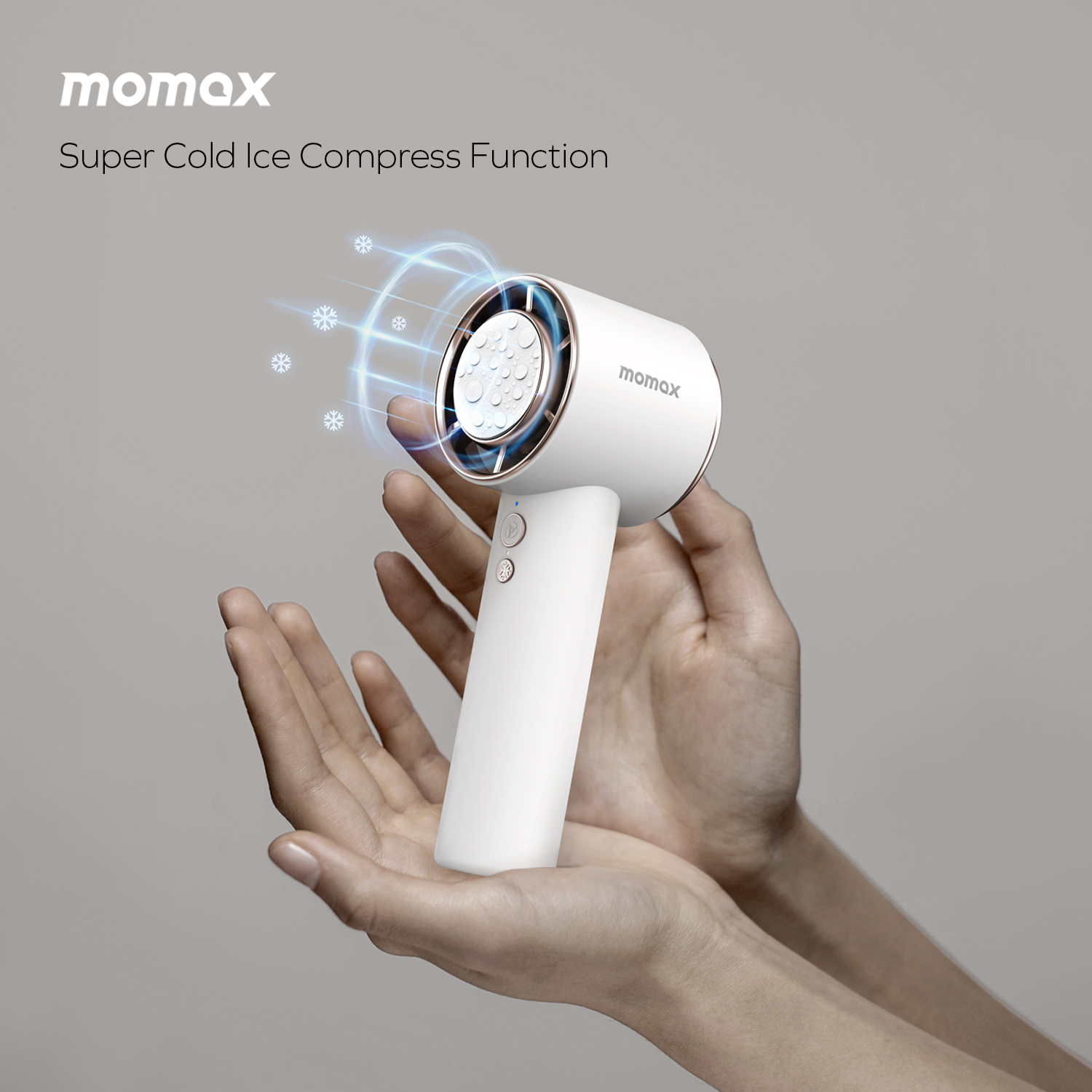 MOMAX ULTRA FREEZE PORTABLE ICY COOLING FAN | Space.ae