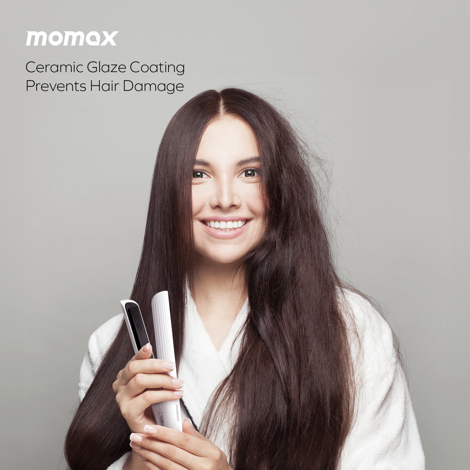 MOMAX 1-CARE STYLER CORDLESS MINI HAIR STRAIGHTENER | Space.ae