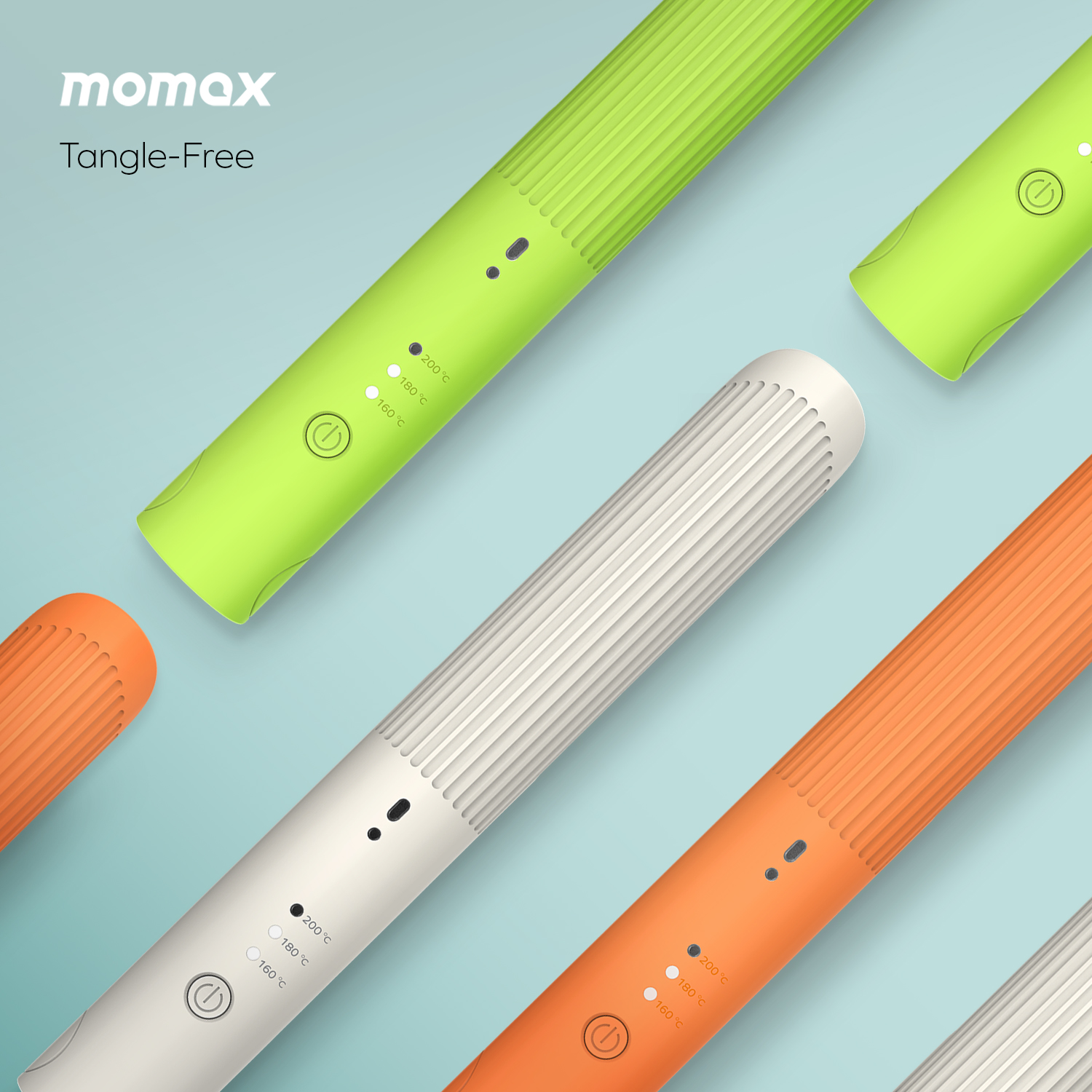 MOMAX 1-CARE STYLER CORDLESS MINI HAIR STRAIGHTENER | Space.ae