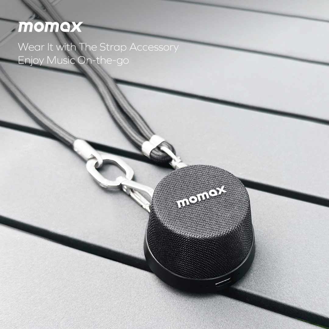 MOMAX 1-VIBE GO MAGNETIC WIRELESS SPEAKER BUNDLE SET | Space.ae