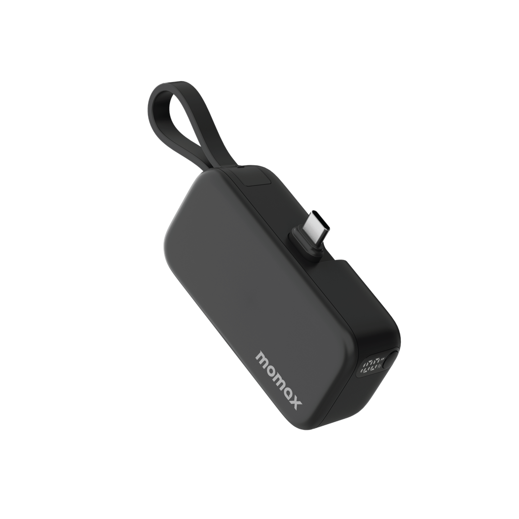 MOMAX 1-POWER MINI 5000mAh 3IN1 POWER BANK WITH USB-C PLUG | Space.ae