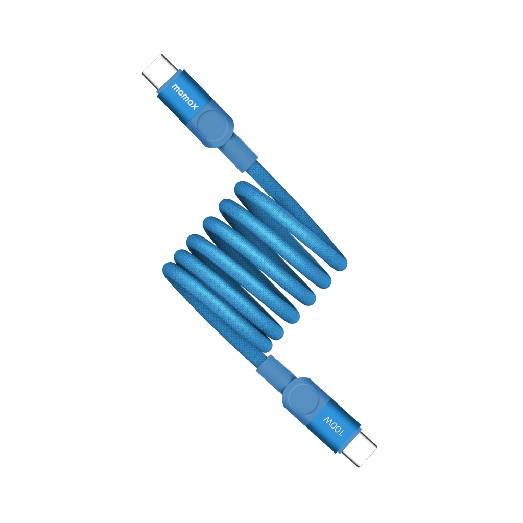 MOMAX MAG LINK 100W USB-C TO USB-C MAGNETIC CABLE 1M | Space.ae